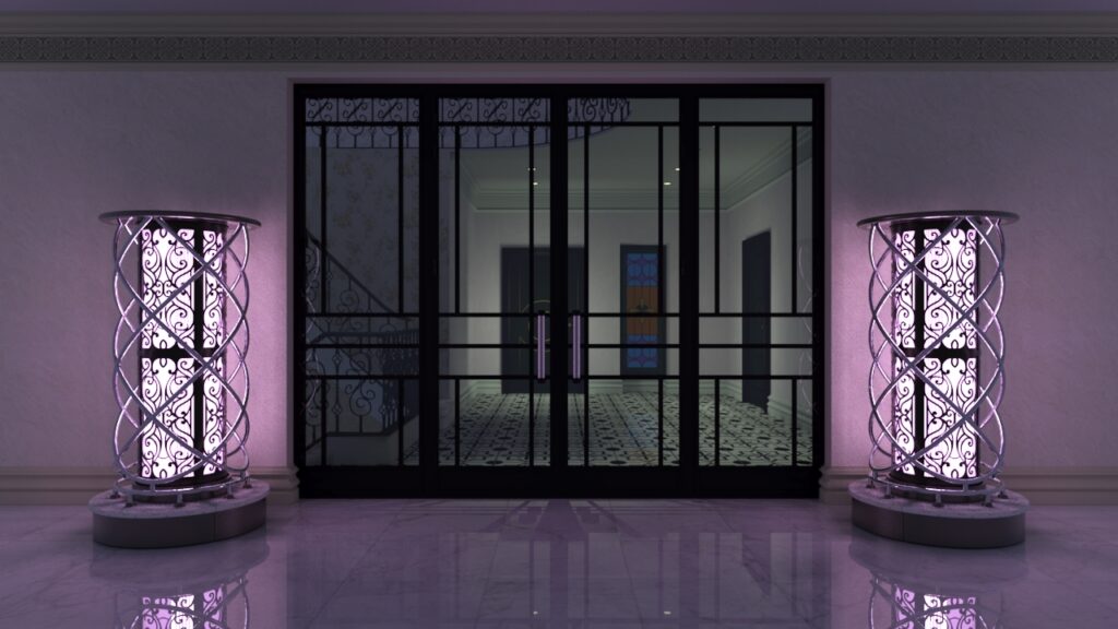 Reception Floor Lanterns - Indoor Version - Pads Design Studio