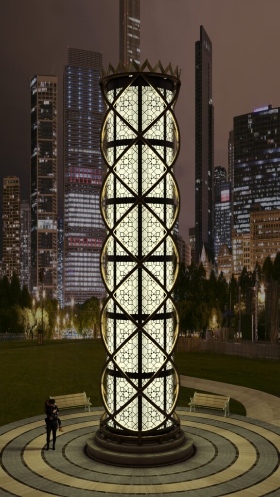 City Lantern Sculpture Styles - Pads Design Studio